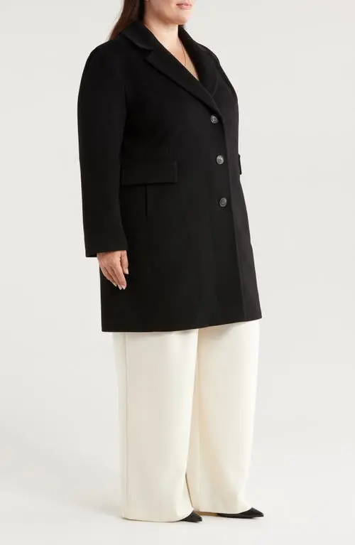 Fleurette Charlie Wool Coat - Black