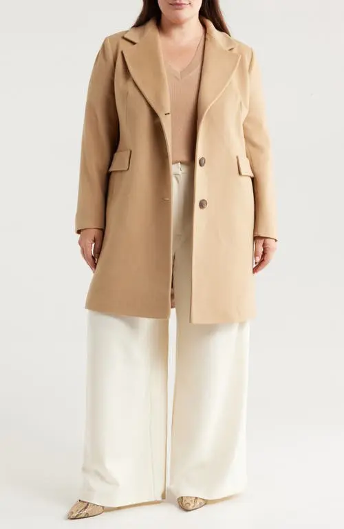 Fleurette Charlie Wool Coat - Camel
