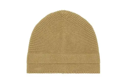 VILD HOUSE OF LITTLE Organic Knit Beanie - Beige-orange Plant Dye