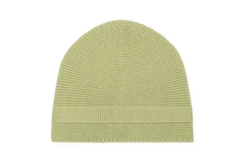 VILD HOUSE OF LITTLE Organic Knit Beanie - Greenstone-mineral Dye
