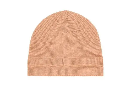 VILD HOUSE OF LITTLE Organic Knit Beanie - Pink Quartz-mineral Dye
