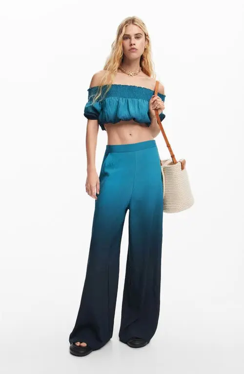 Desigual Tremiti Ombré Wide Leg Pants