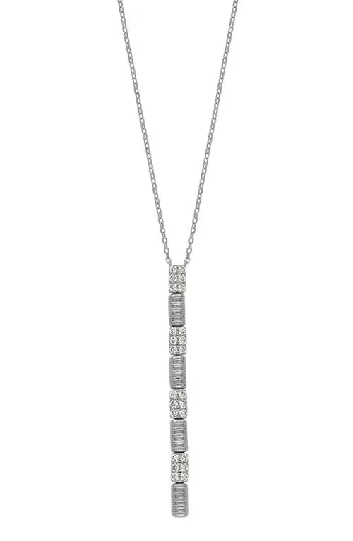 Bony Levy Cleo Diamond Bar Pendant Necklace - 18k White Gold