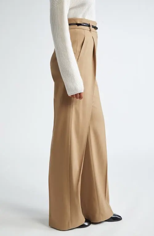 Max Mara Zac Belted Wide Leg Trousers