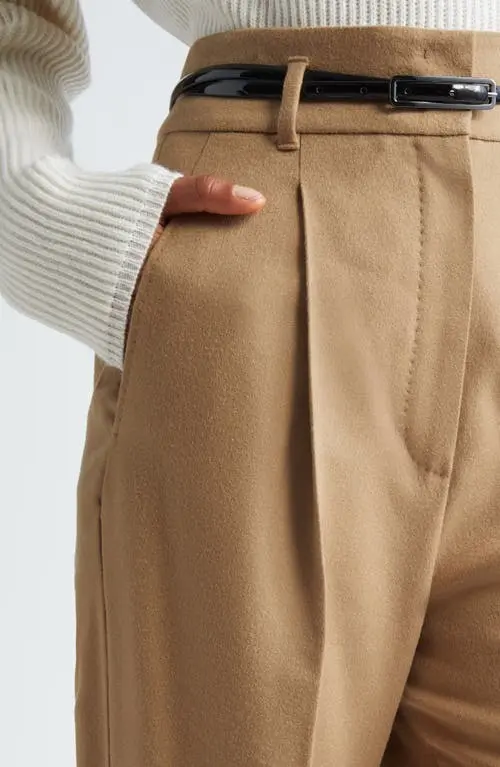 Max Mara Zac Belted Wide Leg Trousers