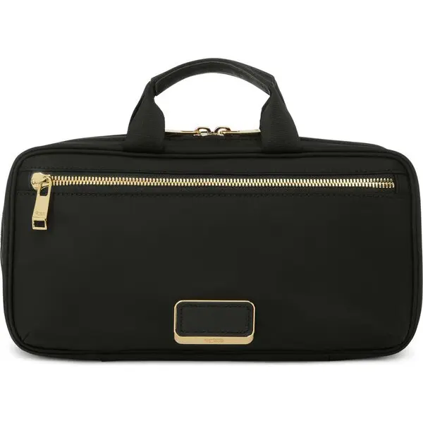 Tumi Small Madeline Cosmetics Bag - Black/gold