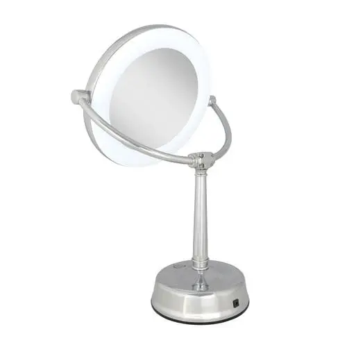 ZADRO Lexington Lighted Makeup Mirror With 10x/1x Magnification