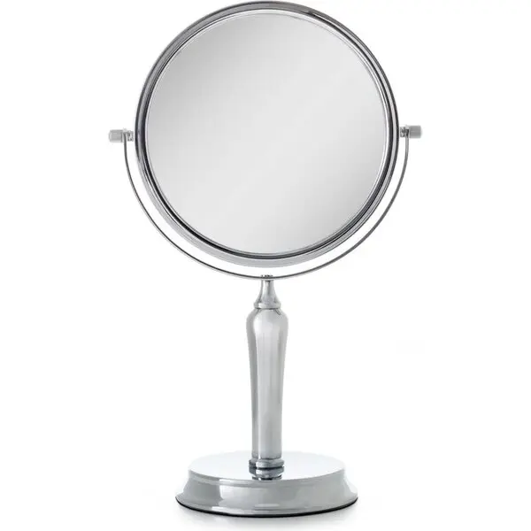 ZADRO Anaheim Makeup Mirror With 5x/1x Magnification - Chrome