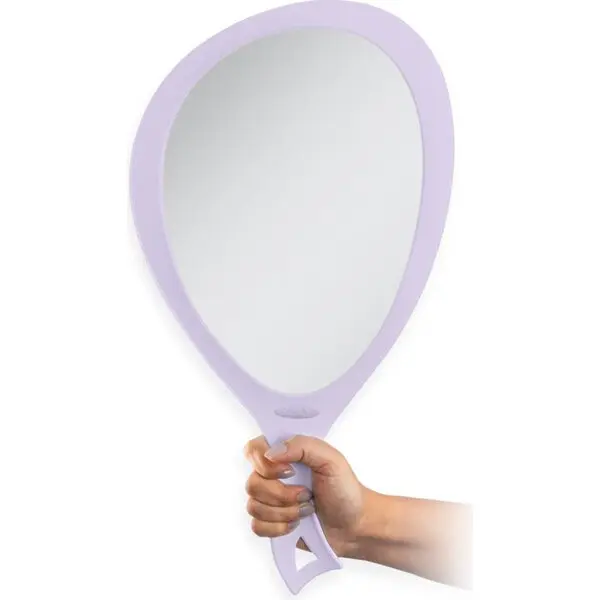 ZADRO Xl Teardrop Handheld Mirror With Handle - Lavender