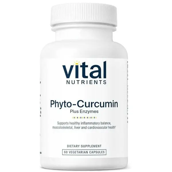 VITAL NUTRIENTS Phyto-curcumin Plus 60 Capsules - One-color