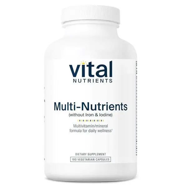 VITAL NUTRIENTS Multi-nutrients 180 Capsules - One-color