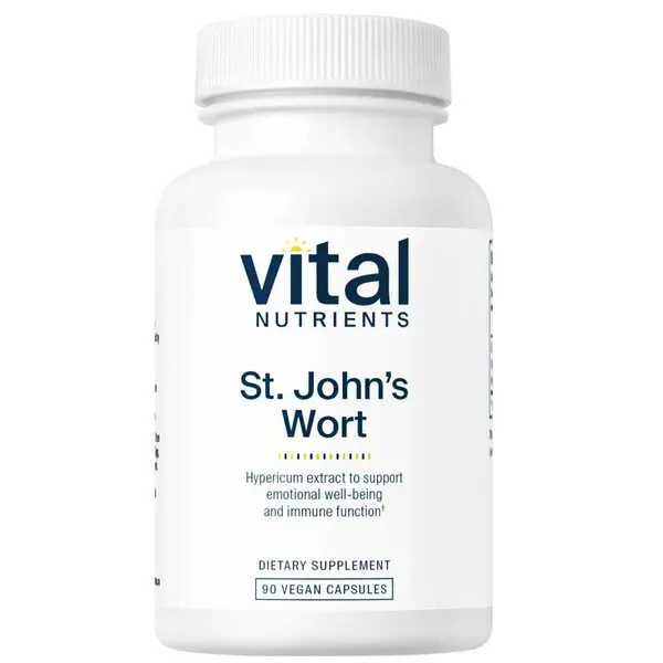 VITAL NUTRIENTS St. Johns Wort 0.3 Pct Standardized Extract 90 Capsules - One-color