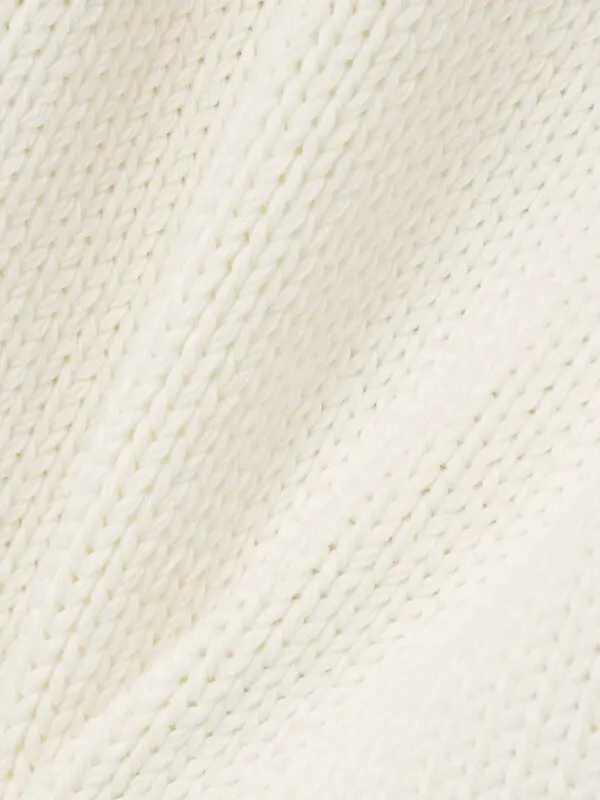 Alaïa Sleeveless Wool Turtleneck Sweater - White