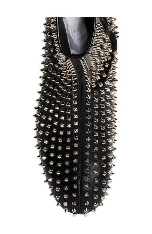 Christian Louboutin Spikeasy Uomo Studded Boot - Black  display picture 3