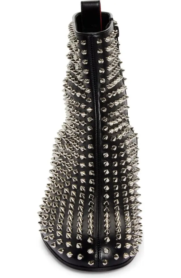 Christian Louboutin Spikeasy Uomo Studded Boot - Black  display picture 1