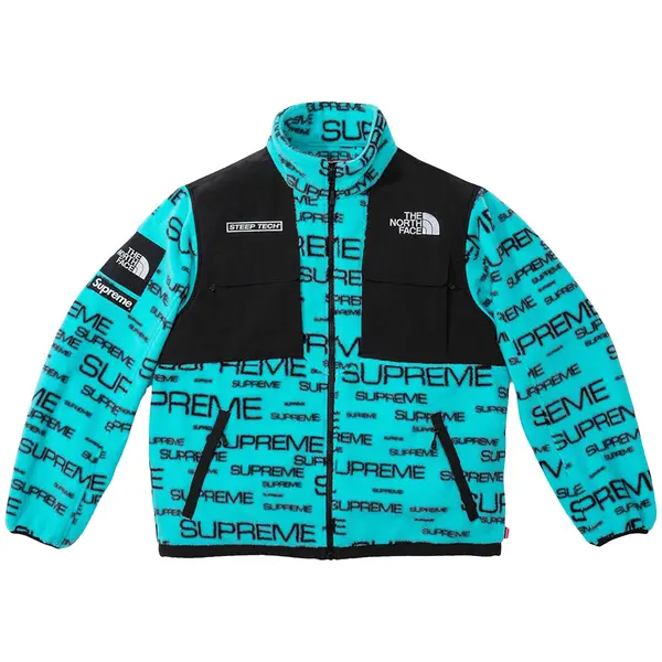 Supreme X The North Face Steep Tech Fleece Jacket - Teal