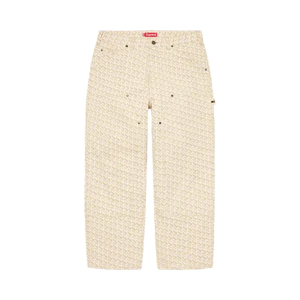 Supreme Monogram Double Knee Denim Painter Pant