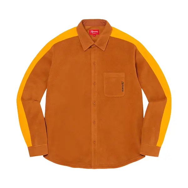 Supreme Polartec Shirt 'rust - Orange