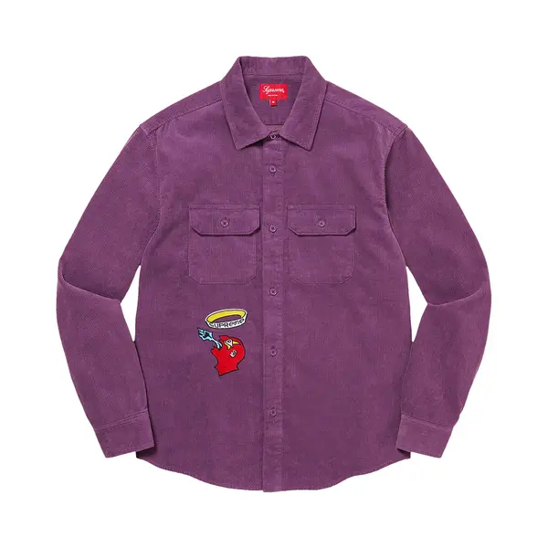 Supreme Gonz Corduroy Work Shirt - Purple