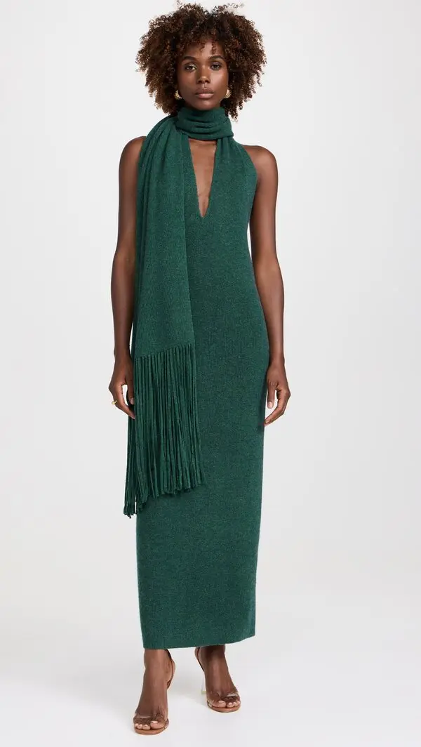cult gaia jorden knit dress In Seamoss - 70% Off V Neck - Plus
