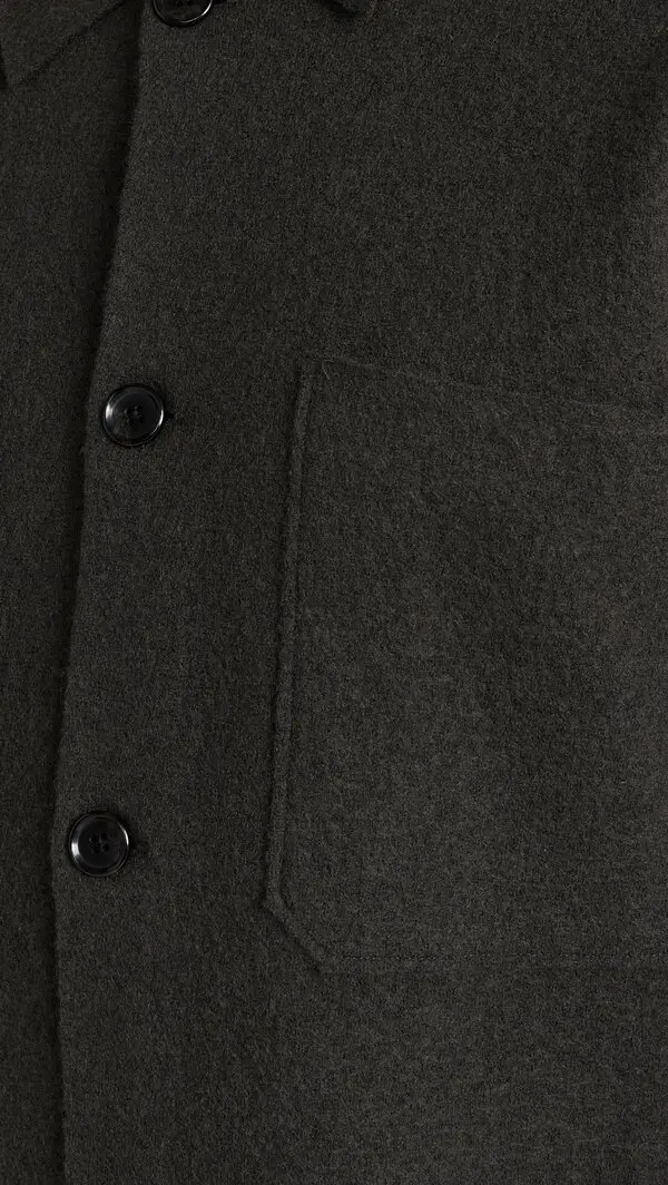 Nn07 Jonas Full Button Sweater - Dark Army