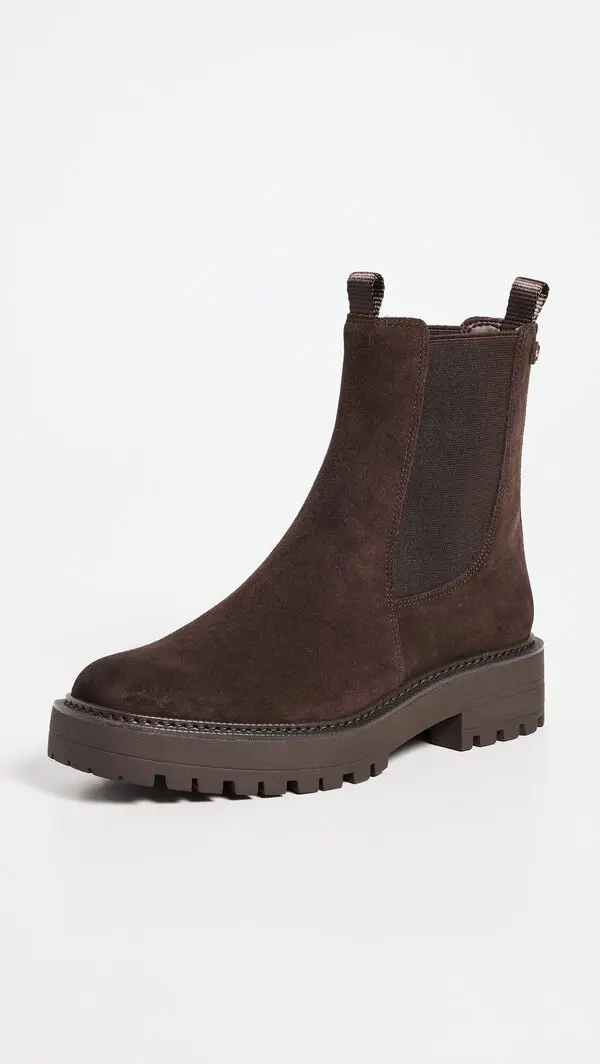 Sam Edelman Laguna Chelsea Boots - Chocolate Brown