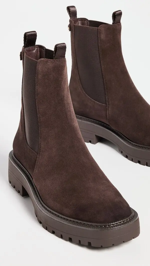 Sam Edelman Laguna Chelsea Boots - Chocolate Brown