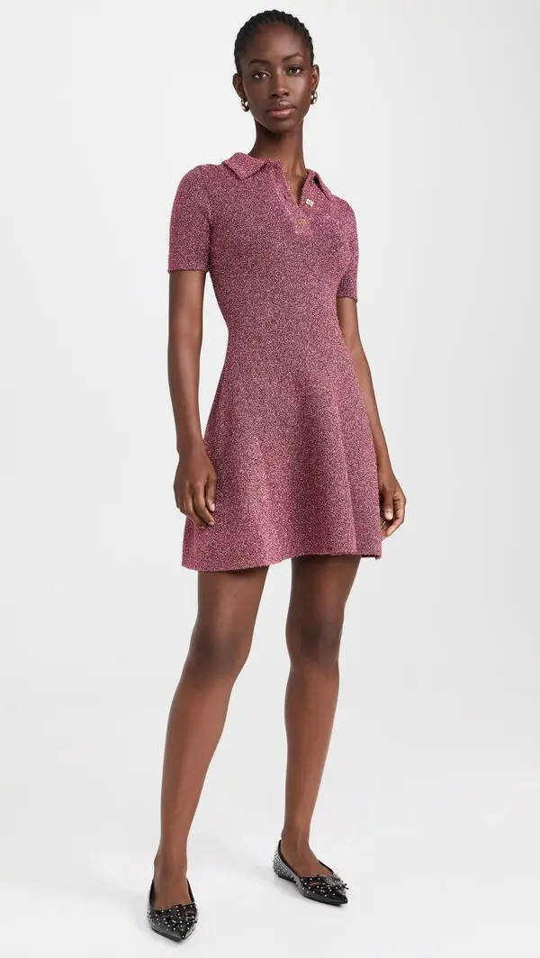 ganni sparkle mini dress Ganni Sequin Embellished Mini Dress