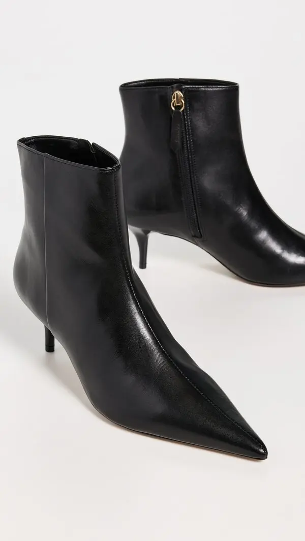 Schutz Mikki Mid Booties - Black