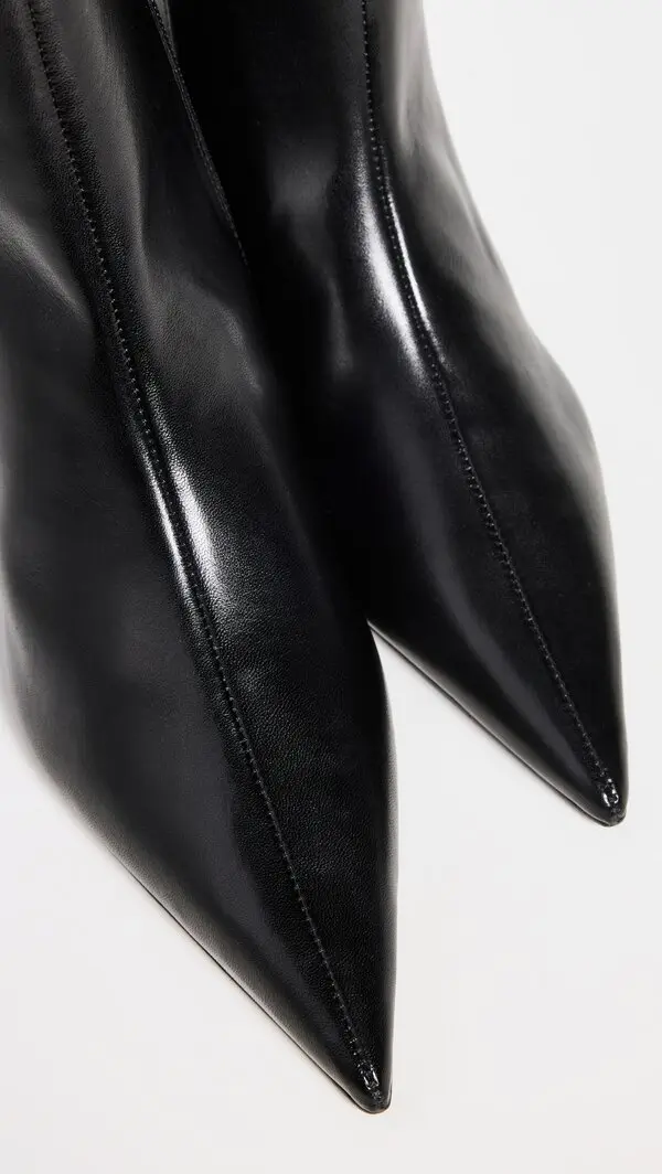 Schutz Mikki Mid Booties - Black