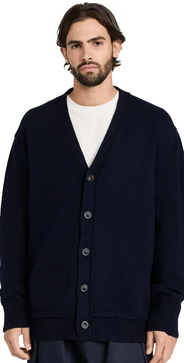MAISON MARGIELA Elbow Patch Cardigan