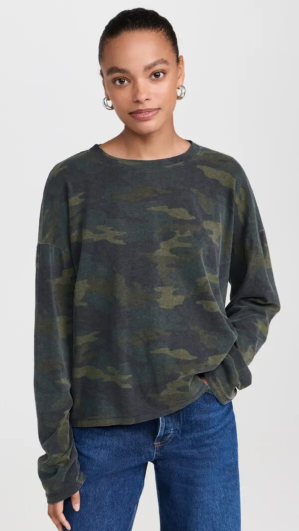 ASKK NY Printed Long Sleeve Top