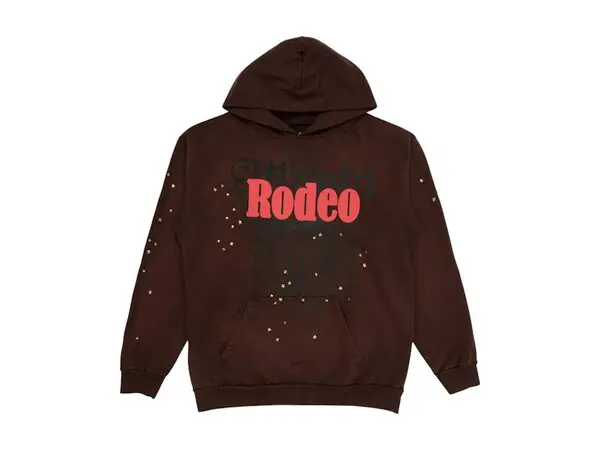 TRAVIS SCOTT Cactus Jack X Sp5der Days Before Rodeo Hooded Sweatshirt - Brown