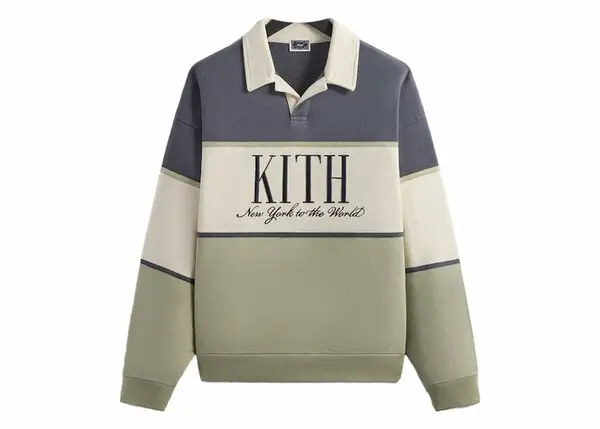 Kith Panelled Nelson Collared Pullover - Asteroid