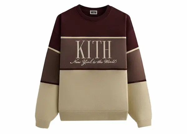 Kith Panelled Nelson Crewneck Sweatshirt