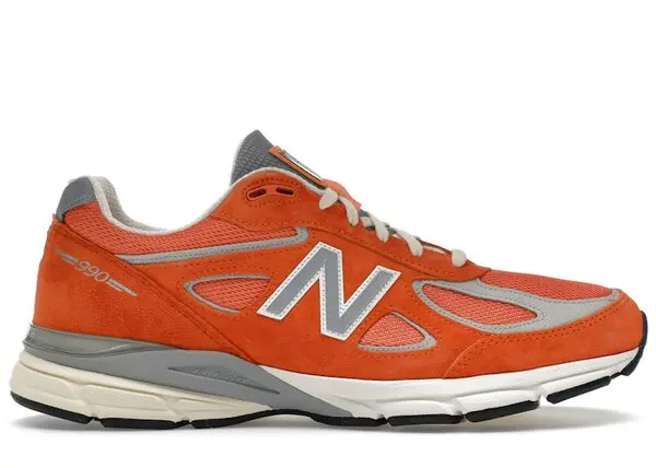 NEW BALANCE 990v4 Miusa Aime Leon Dore - Red Clay/cream/silver