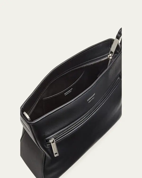FERRAGAMO Calfskin Crossbody Bag