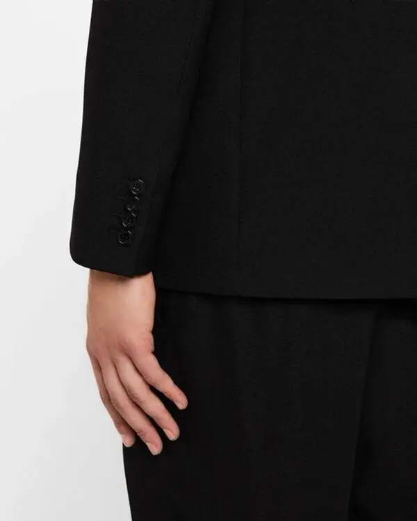 Saint Laurent 6-button Wool Sport Coat - Nero