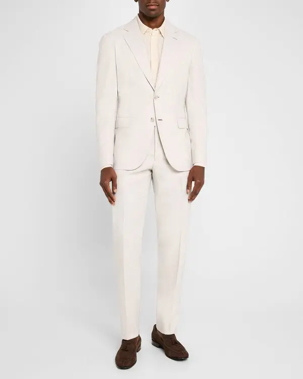 Brioni Wool Twill Suit - Shell