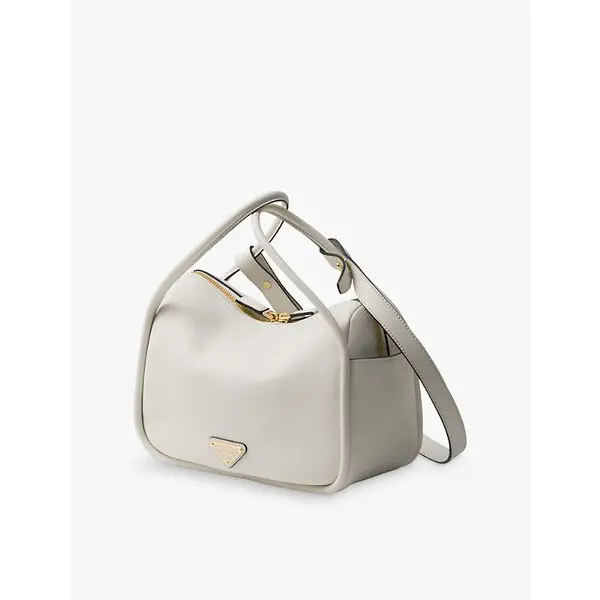 Prada Leather Shoulder Bag - White