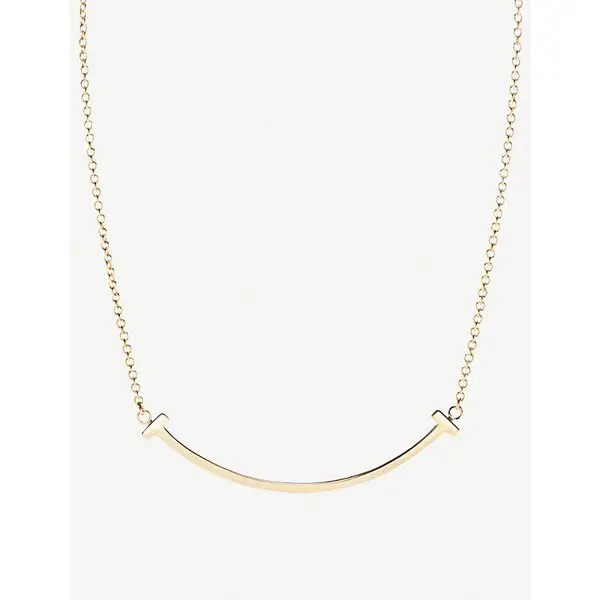 Tiffany & Co. T Smile 18ct Yellow-gold Necklace - 18k Gold