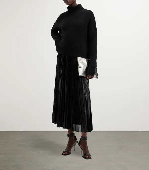 ALLSAINTS Spark 2-in-1 Midi Dress