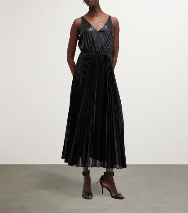 ALLSAINTS Spark 2-in-1 Midi Dress