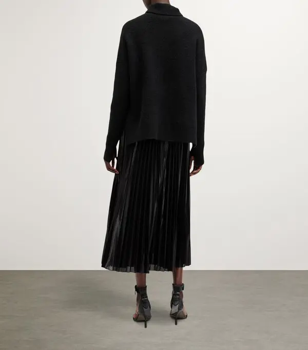 ALLSAINTS Spark 2-in-1 Midi Dress