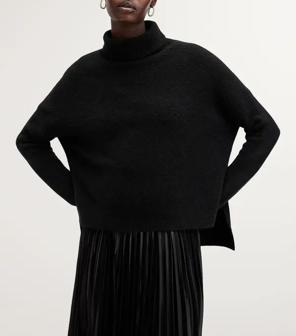 ALLSAINTS Spark 2-in-1 Midi Dress