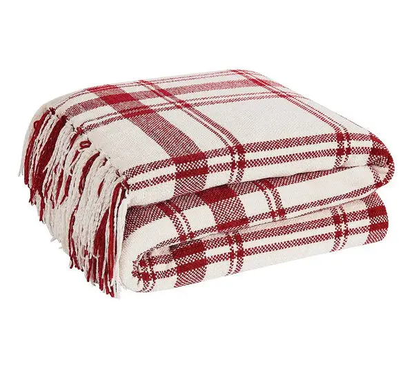 TRULY SOFT Plaid Chenille 50x70 Throw