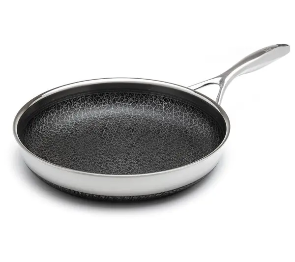 LIVWELL Diamondclad 12' Stainless Steelnonstick Frying Pan - Silver