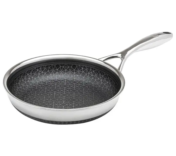 LIVWELL Diamondclad 8' Nonstick Stainless Steel Frying Pan - Silver