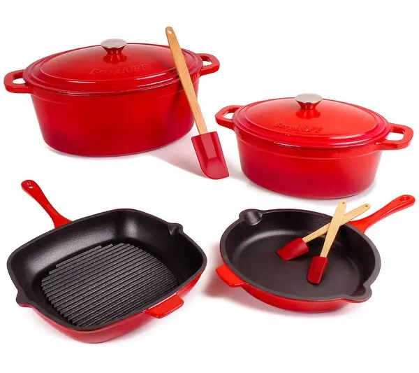 BERGHOFF Neo 9-piece Cast Iron Cookware Set - One-color