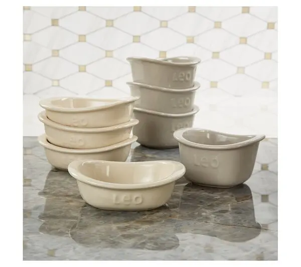 BERGHOFF Balance Stone 8pc Square Ramekin Set